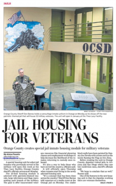 Partnership with Orange County Sheriff’s Department’s HUMV Program ...