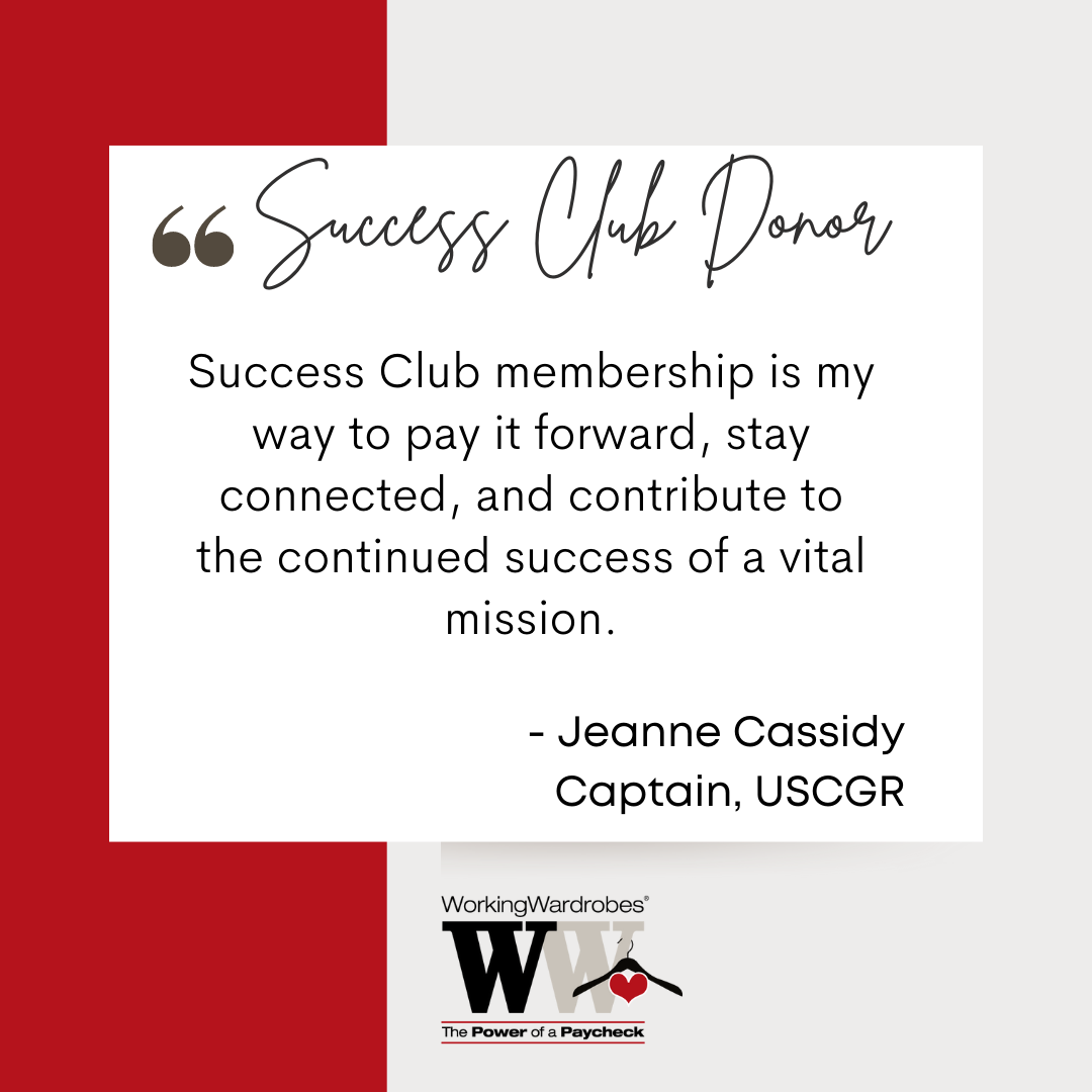 Continued Giving Through Success Club Benefits Donors & Job Seekers